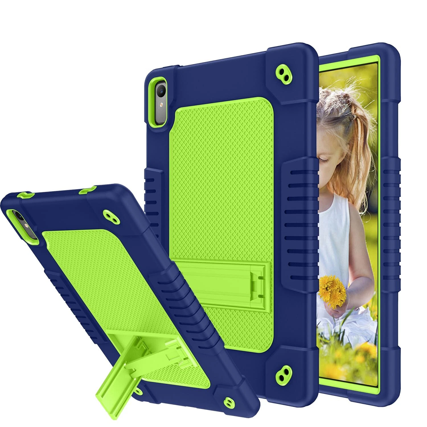 Kebiory For Lenovo Tab P11 2Nd Gen Tablet Case (Navy/Green) - Walmart.com