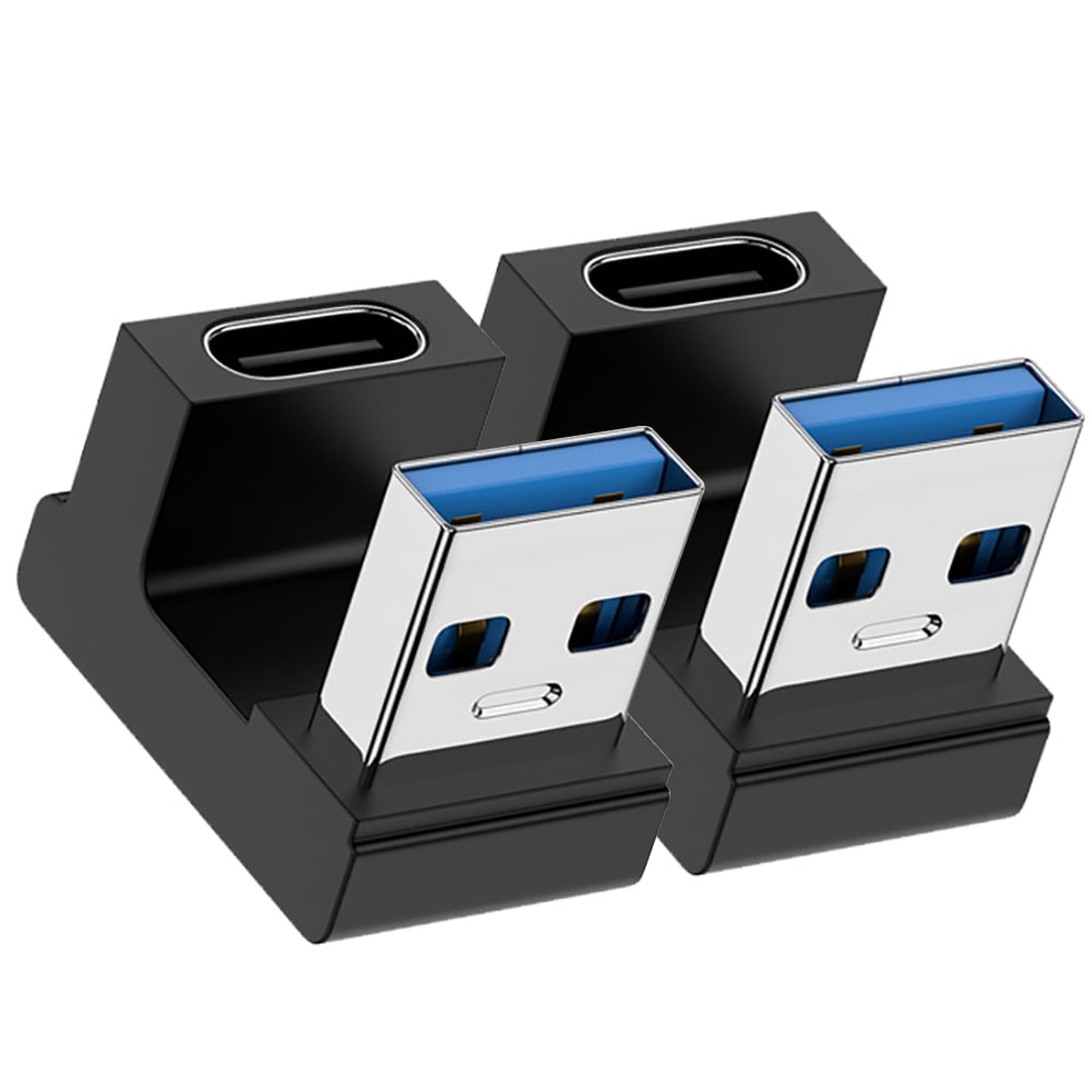 Kebiory USB to USB C Adapter 2Pack,Type C Female to USB A Male Charger ...