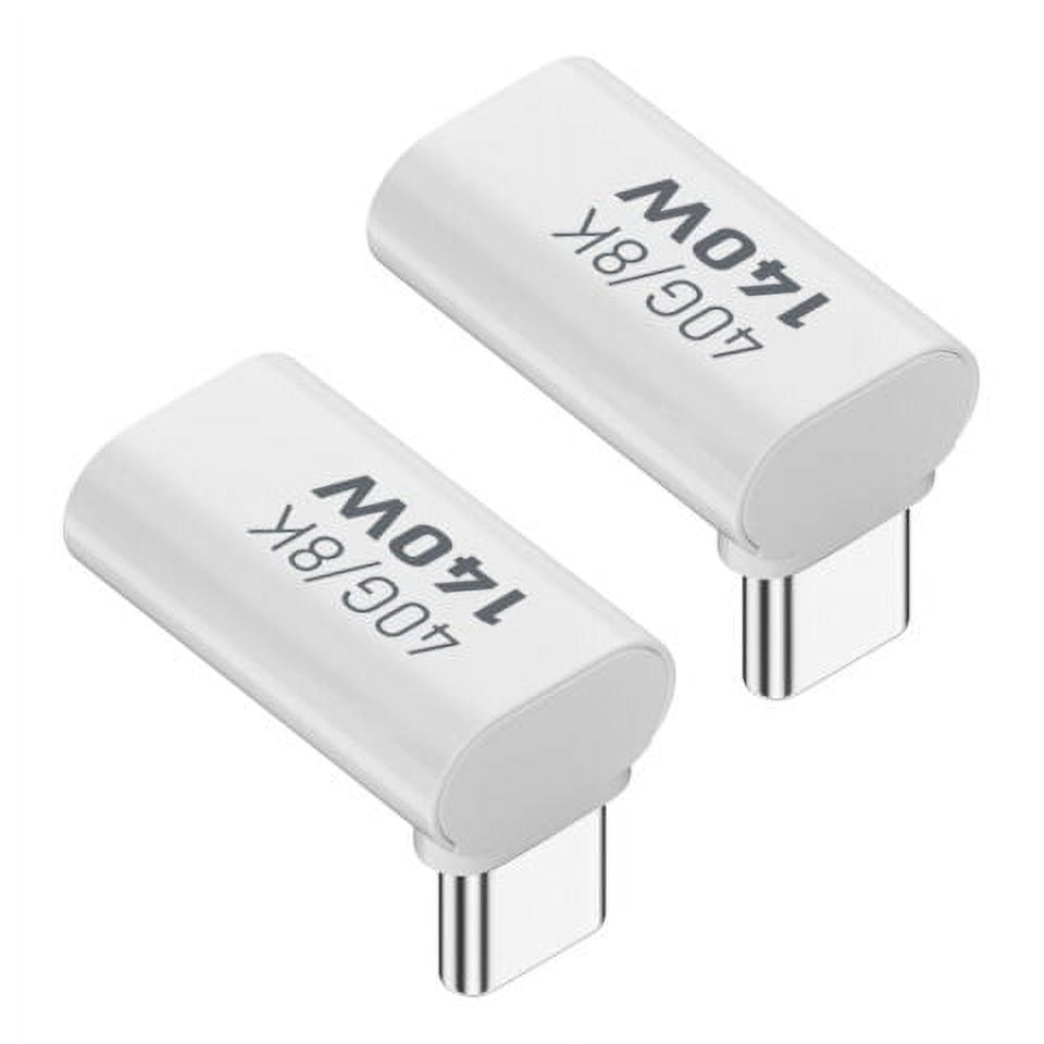 Kebiory USB C Adapter,90 Degree Up and Down Angle USB Type C Male to ...