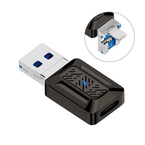 Kebiory USB Type C to Lightning Adapter, Supports Digital Cameras, USB ...