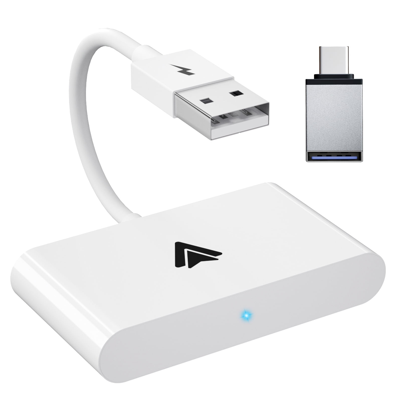 Kebiory Wireless Carplay Android Auto Adapter, 2024 Upgrade Wireless ...