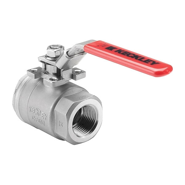Keckley Manual 2-Way Ball Valve,NPT,SS BVS2THFSSRGSL-038 - Walmart.com
