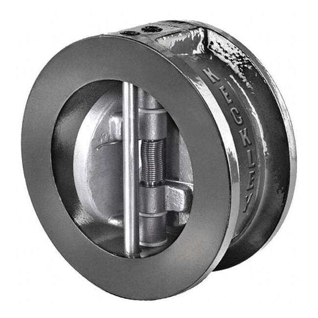 Keckley 2-1/2" Cast Iron Wafer Check Valve DD1F-CI-34136-250 - Walmart.com