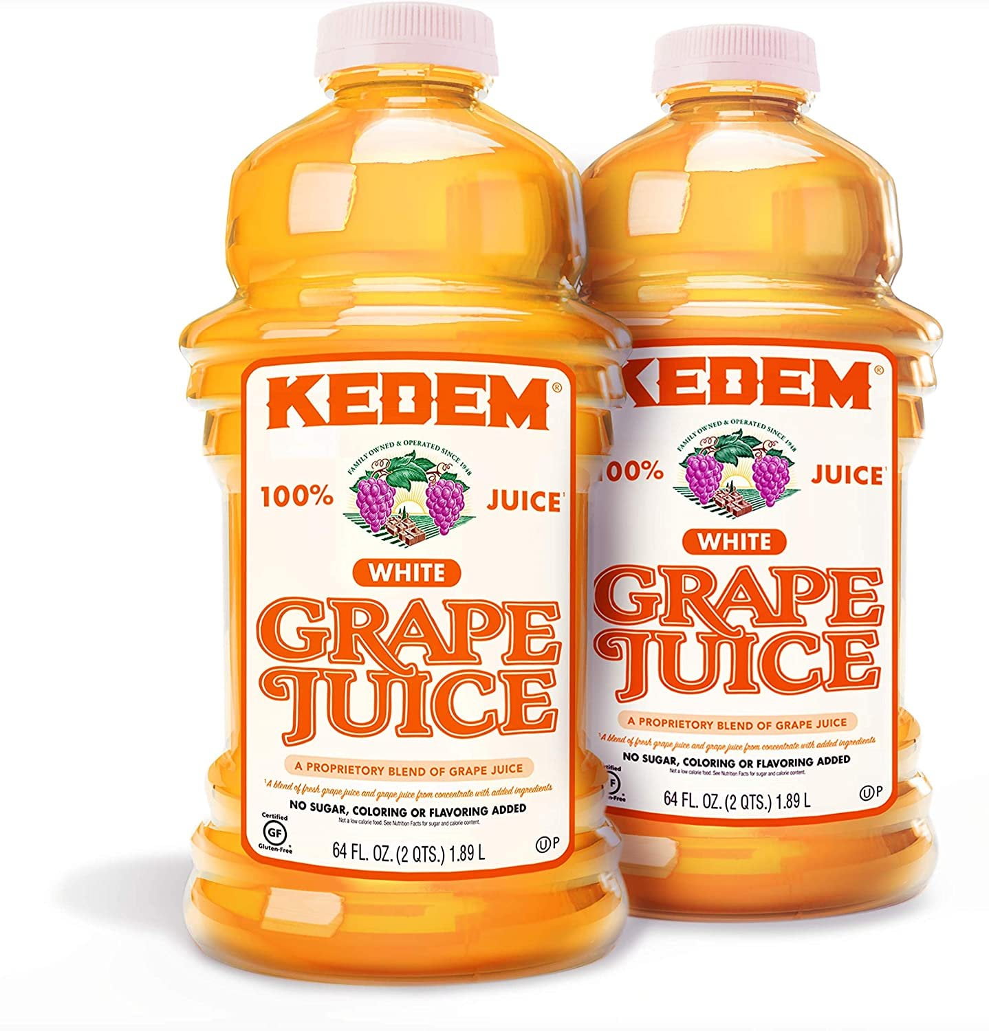 Kedem 100% White Grape Juice, Healthy and Refreshing, Gluten Free ...