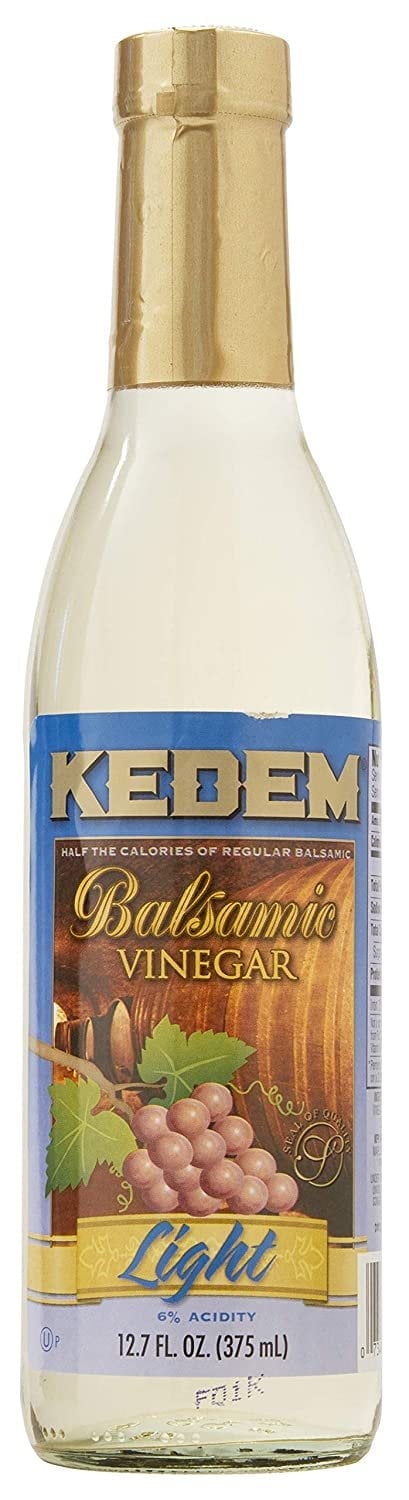 Kedem Light White Balsamic Vinegar, Low Calorie, 12.7oz, Perfect for ...