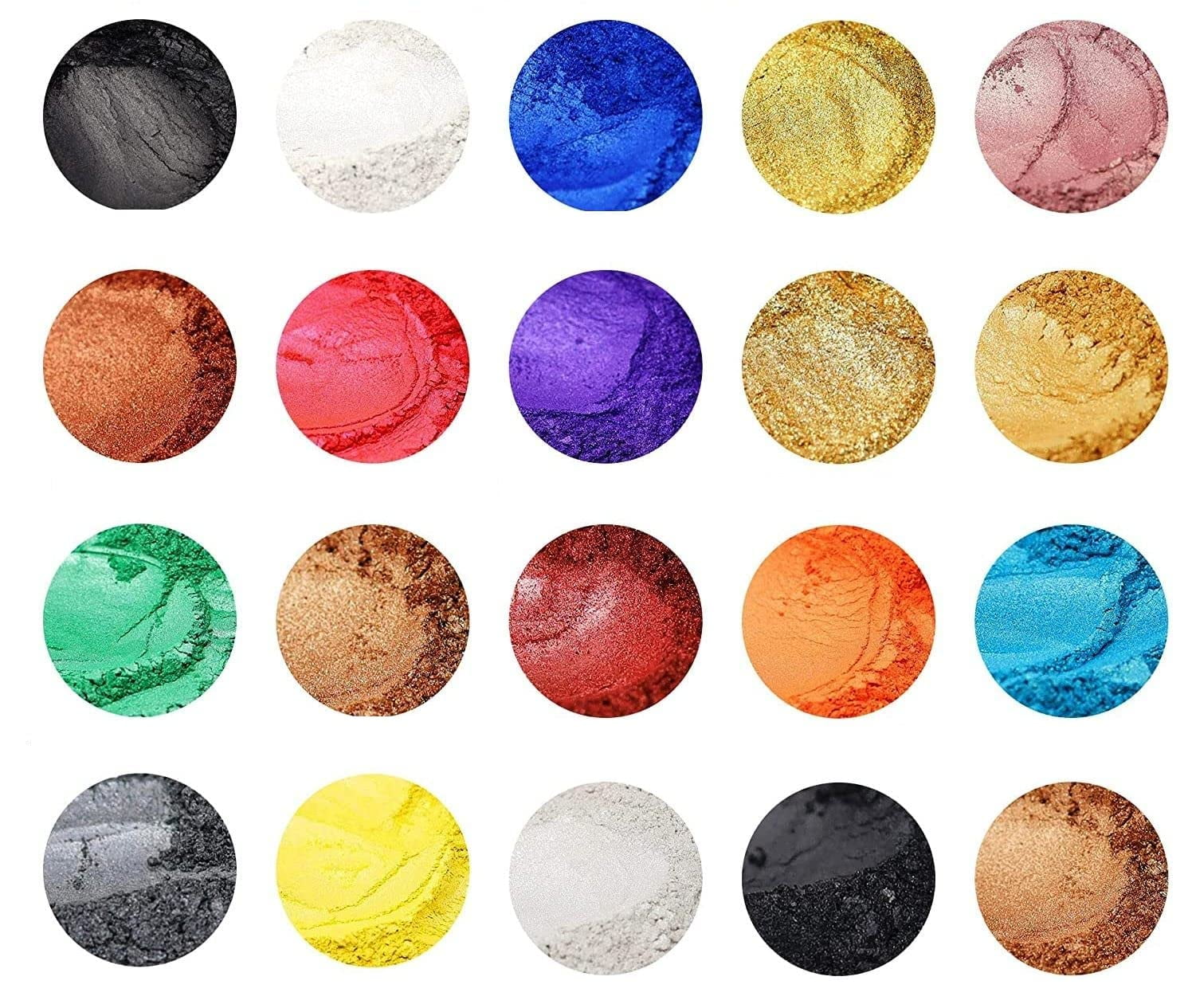 Kedia Mica Powder20 Colors Resin Pigment Mica Powder for Epoxy Resin ...