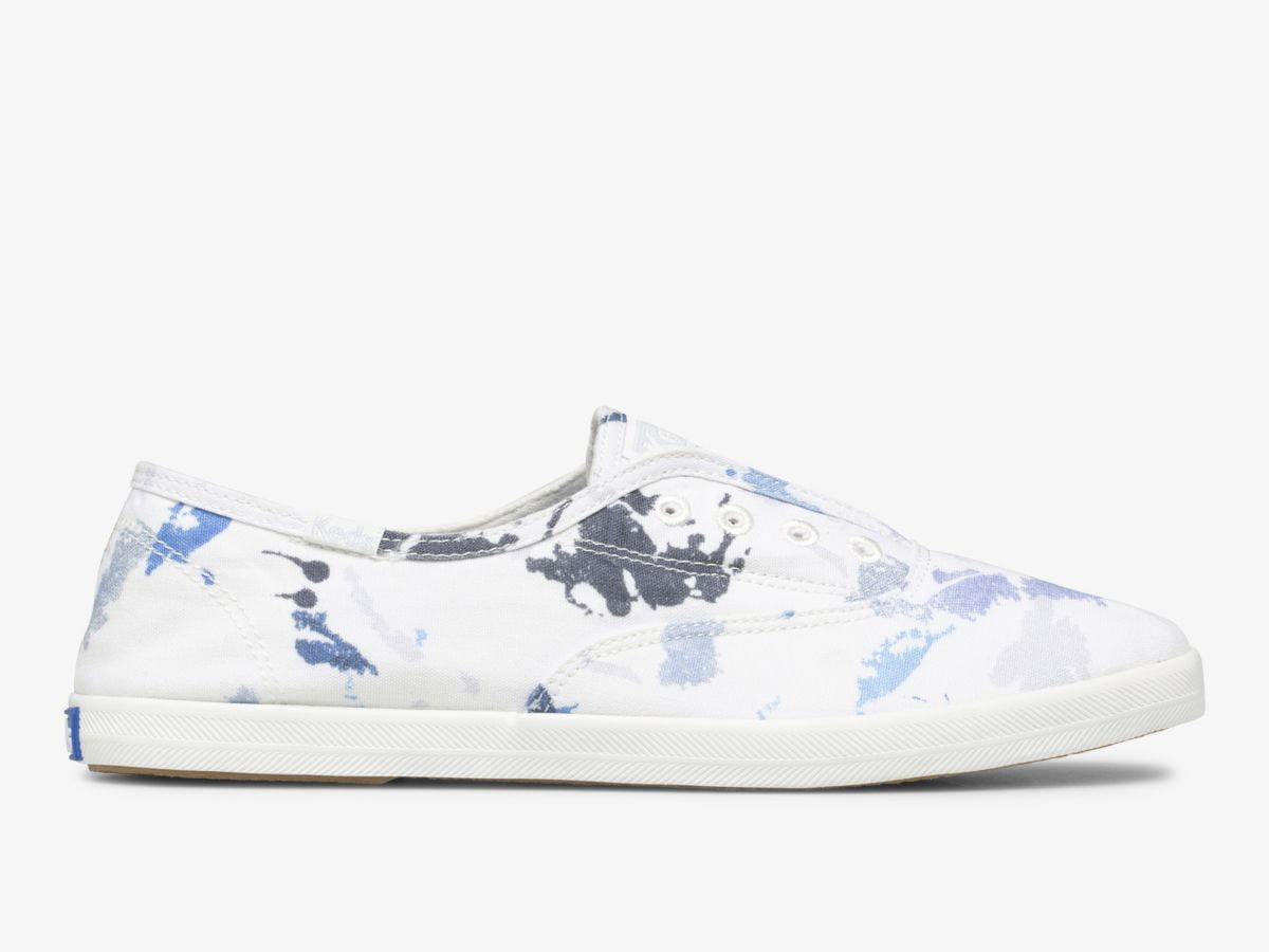 Keds Chillax Splatter Twill Slip On Sneaker Women White Blue - Walmart.com