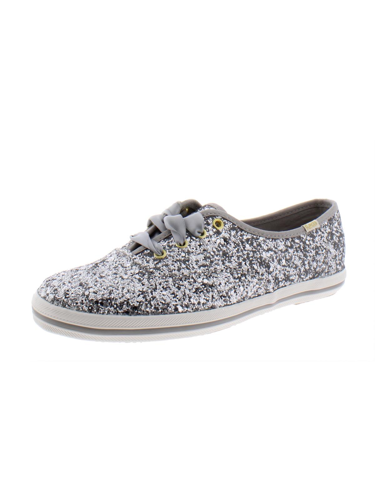 Keds Silver Glitter Sneakers