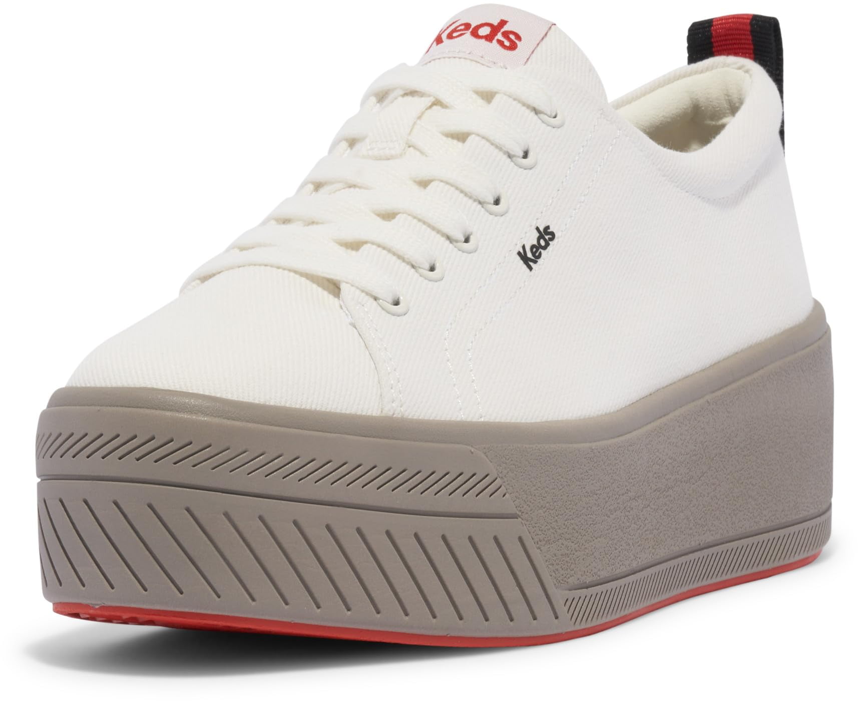 Keds Skyler Womens' Lace Up Sneakers, White Heavy Twill, 9.5 - Walmart.com