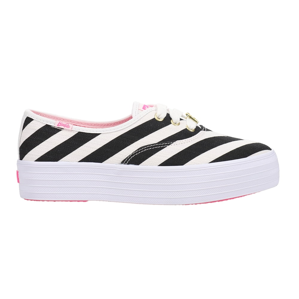 Keds Womens Keds X Barbie Point Striped Platform Athletic Sneakers ...
