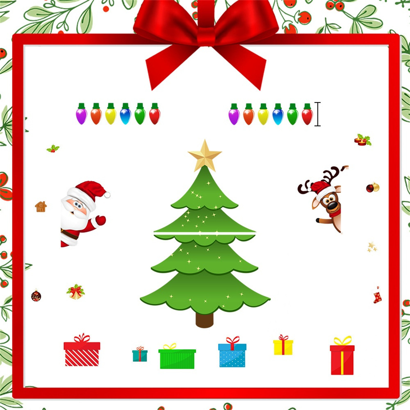 Kedshhgu Christmas Garage Door Magnet Decorations, Refrigerator Magnets ...