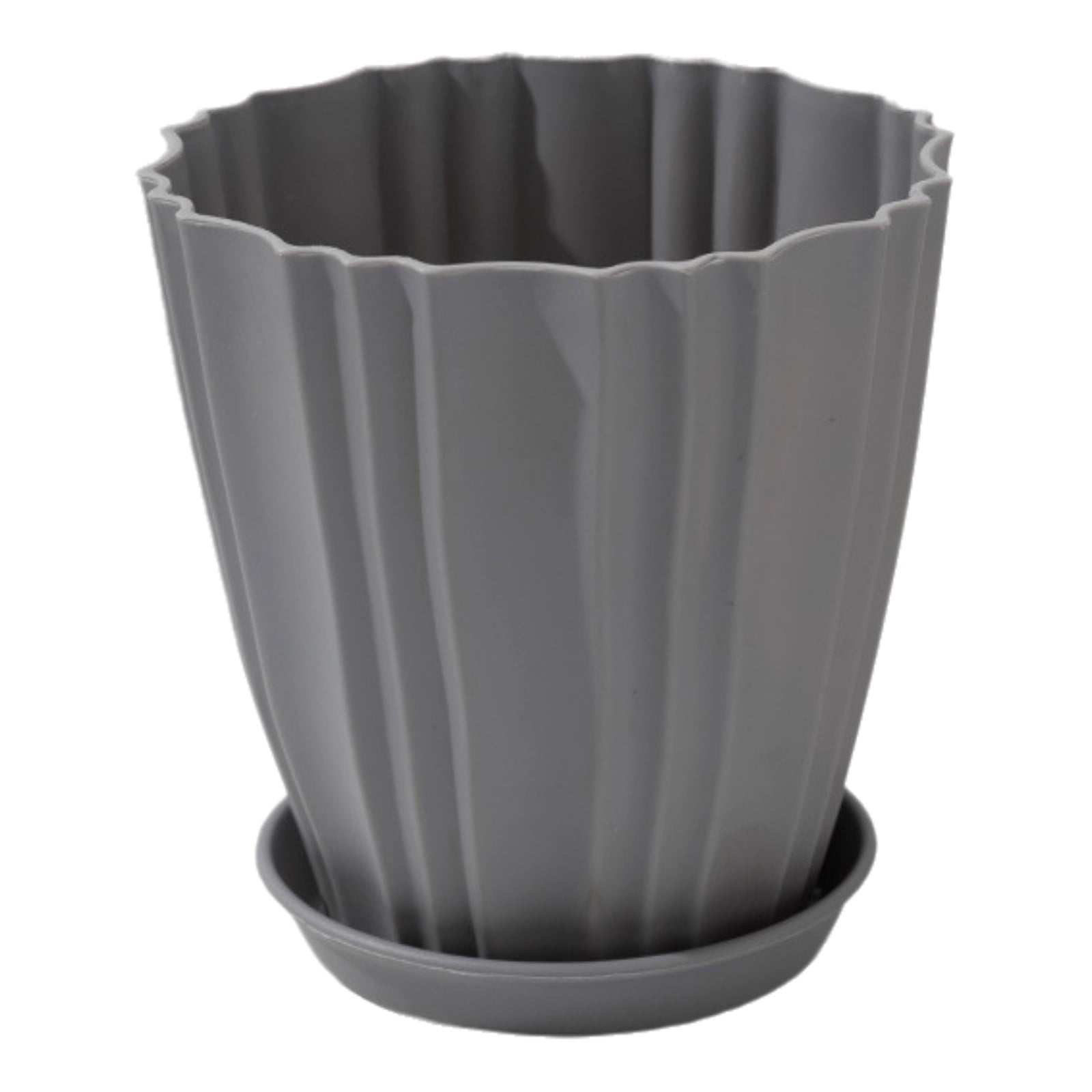Kedshhgu Circular Plastic Flowerpot, Flower Succulent Pots Container ...