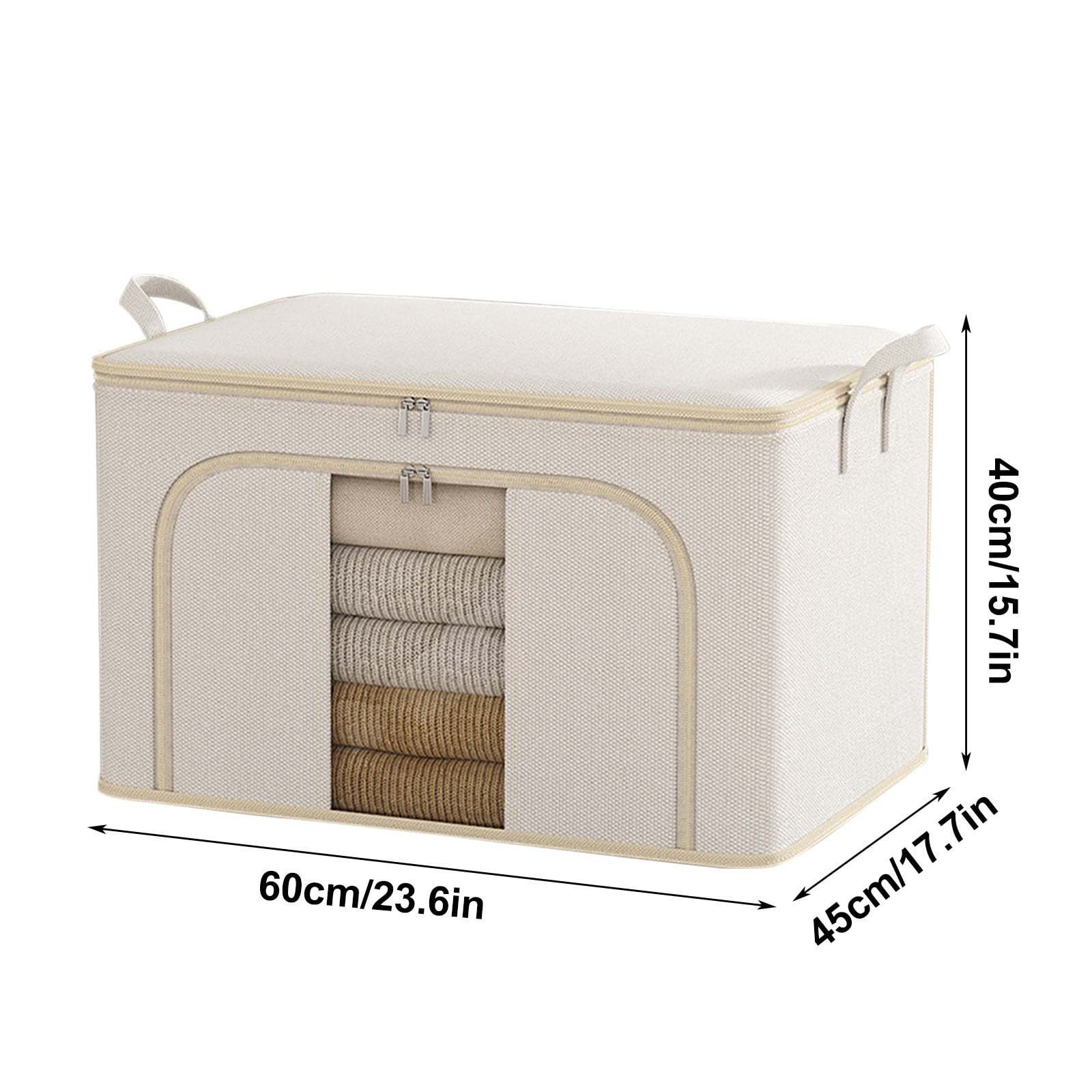 Kedshhgu Clearance Clothes Storage Spacious And Folding Fabric Storage ...