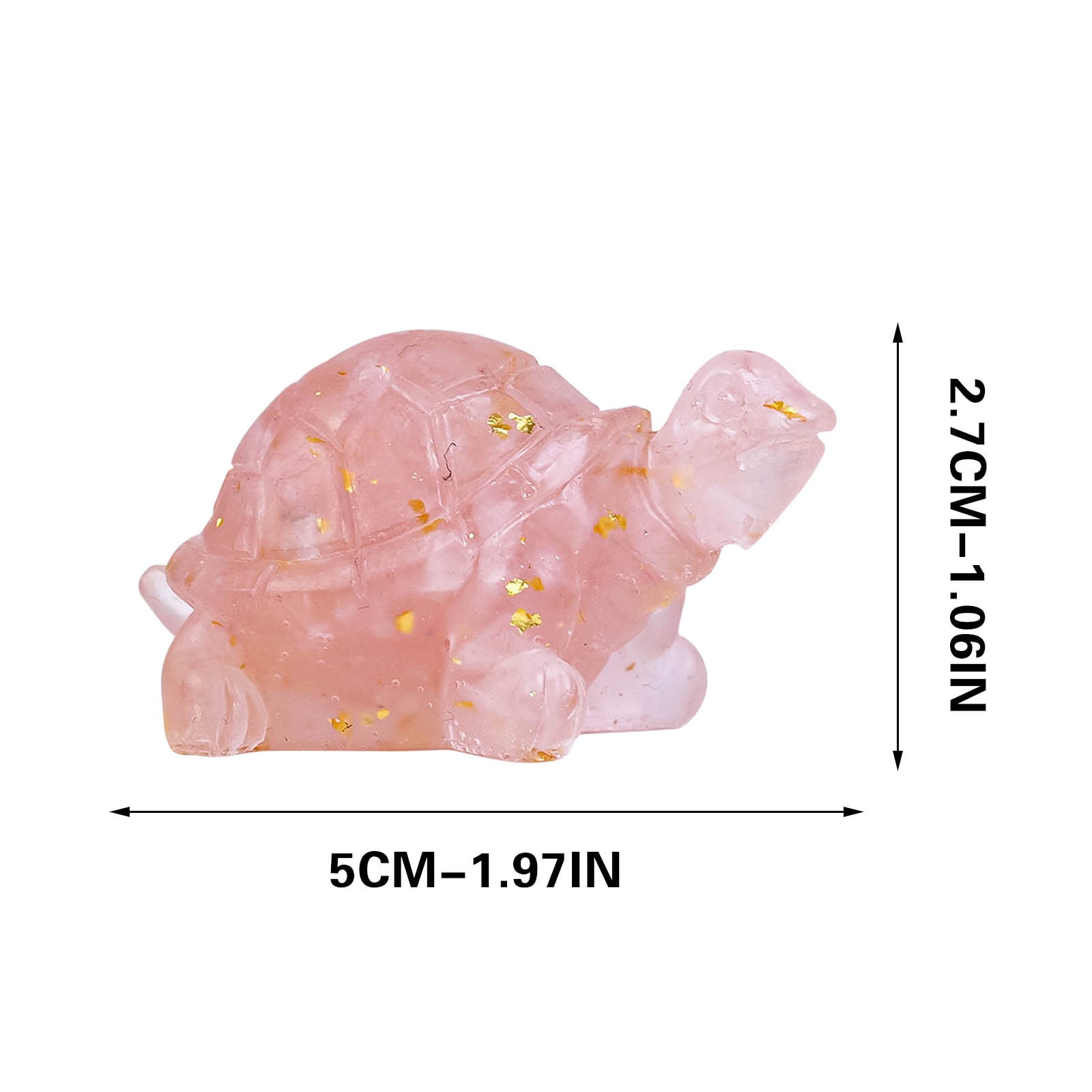 Kedshhgu Clearance Crystal Turtle Figurines Natural Healing Amethyst ...