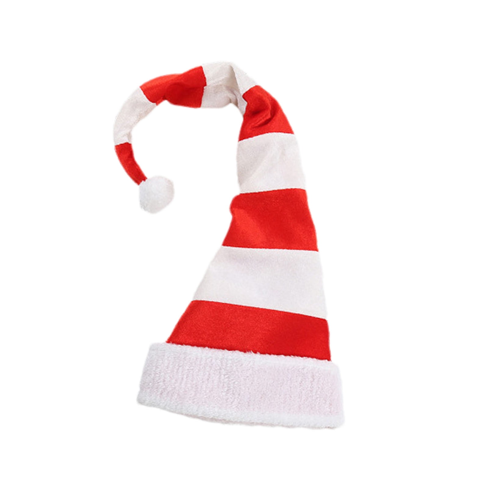 Kedshhgu Clearance Elf Hats for Kids Adults Merry Christmas Plush Santa ...