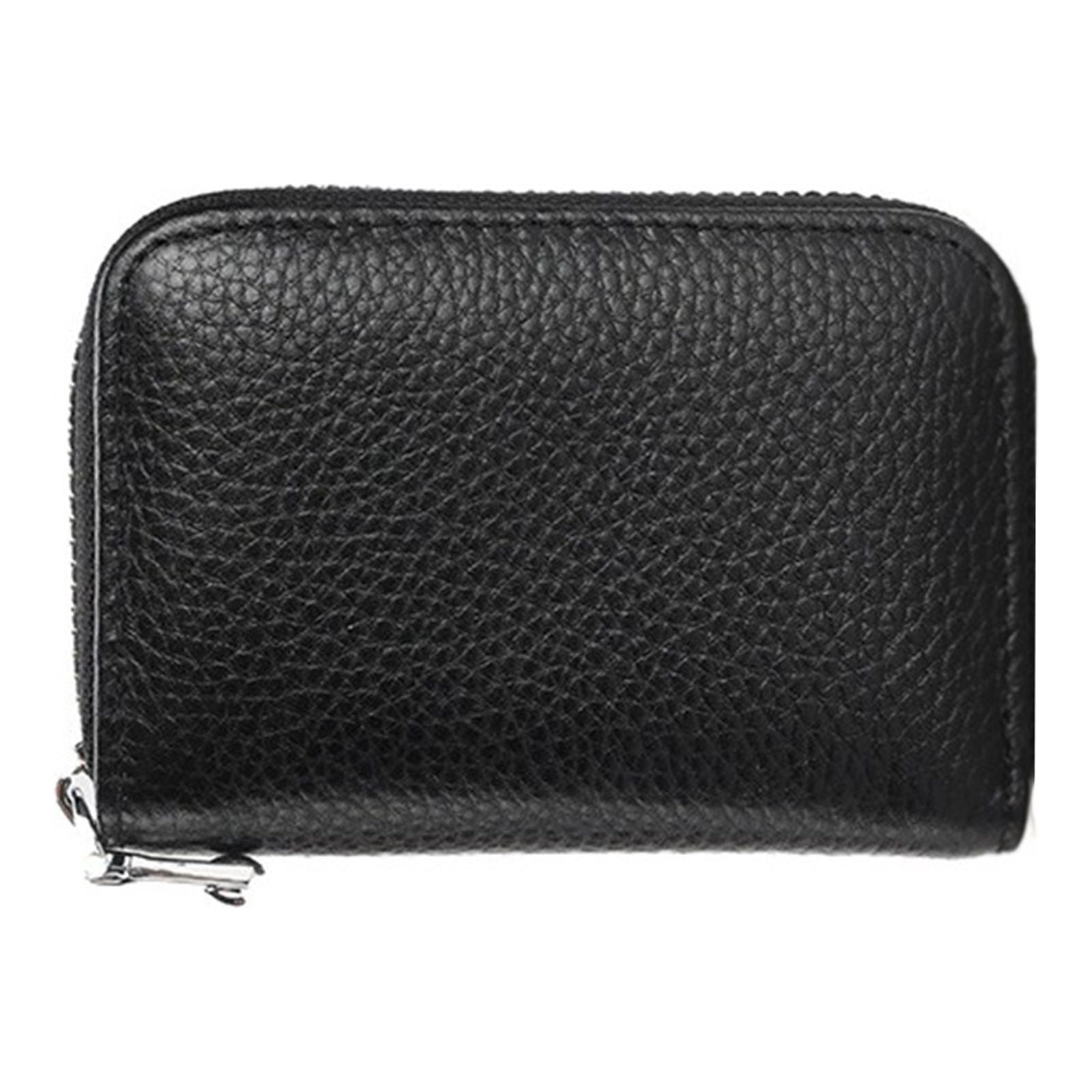 Kedshhgu Organ Card Bag Wallet Multifunctional Card Clip Leather Zipper ...