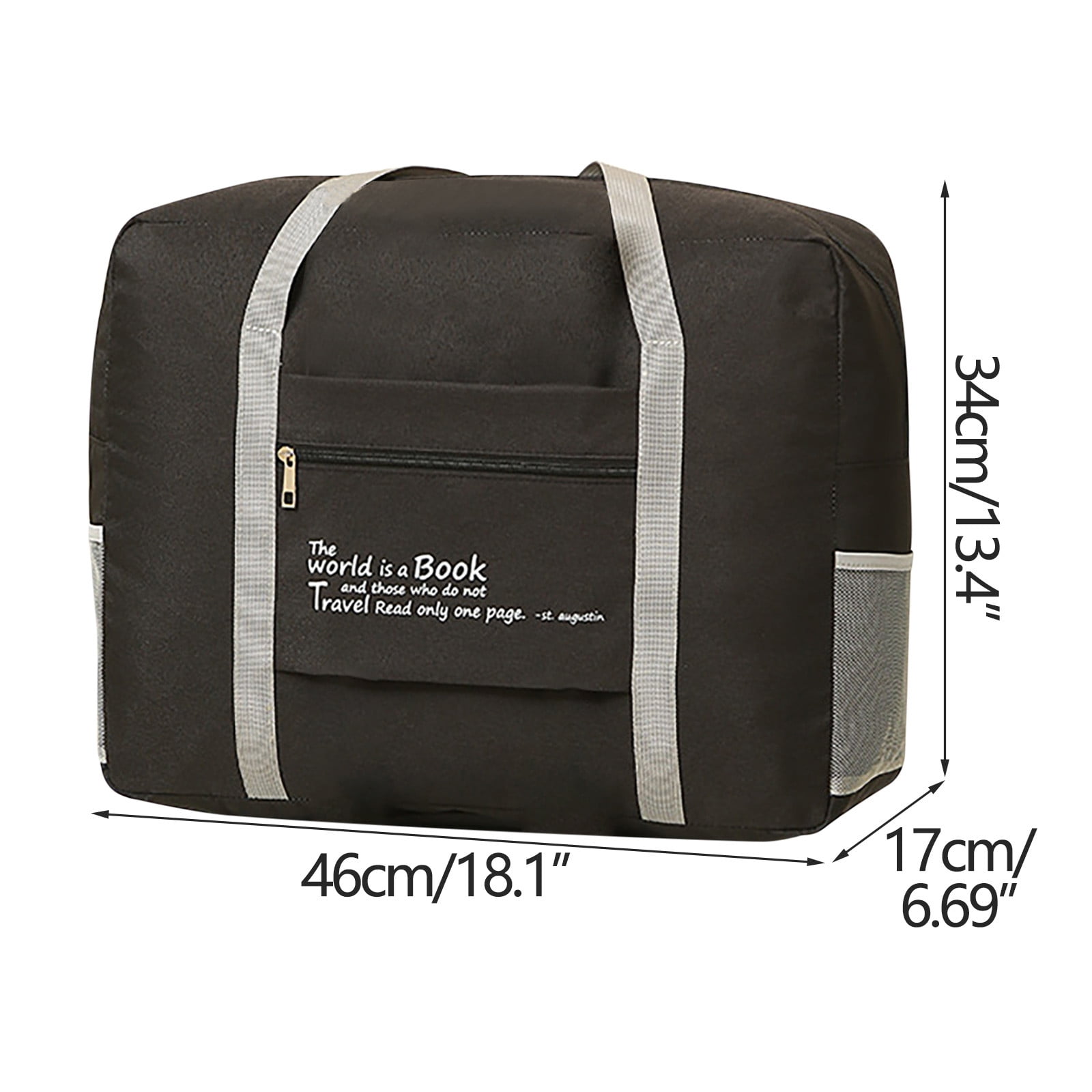 Kedshhgu Clearance Portable Cationic Boarding Luggage Bag With Large ...