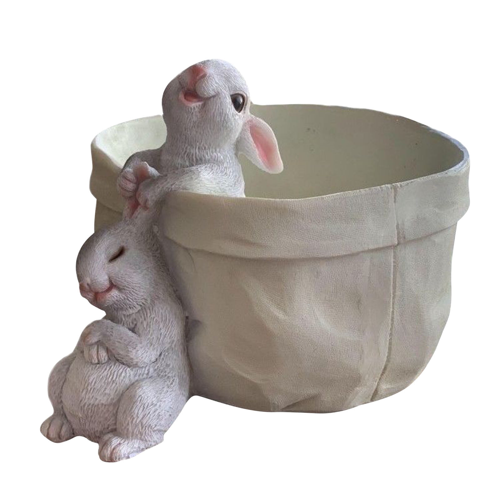 Kedshhgu Rabbit Flower Pot Indoor Outdoor Planters for Patio, Vase ...