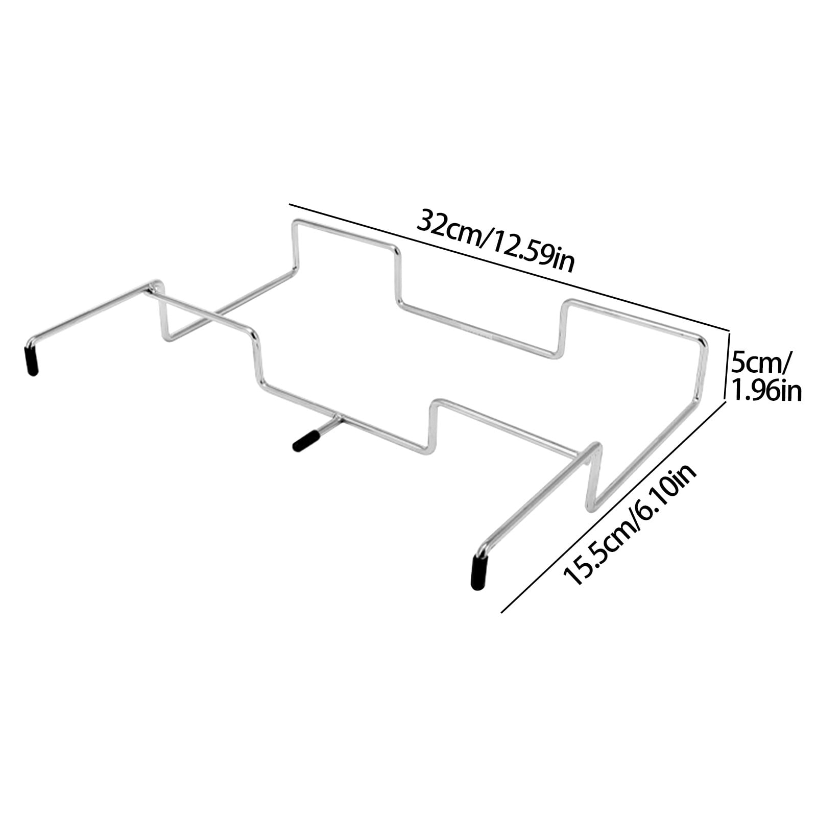 Kedshhgu Stainless Steel Kitchen Trash Rack Foldable Storage Rack Trash ...