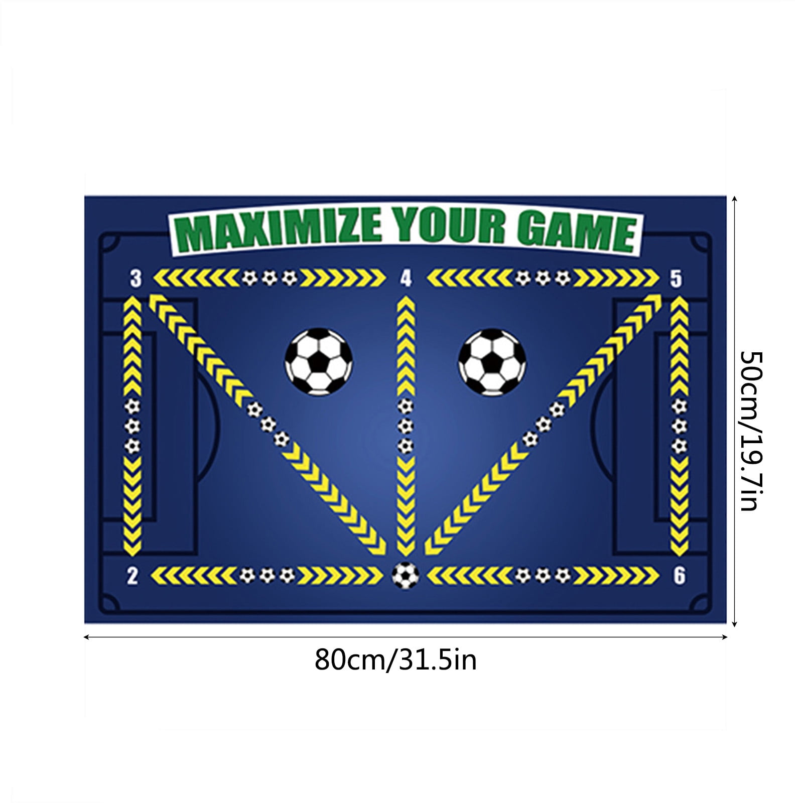 Kedshhgu Indoor Soccer Training Mat, Football Ball Step Footwork ...