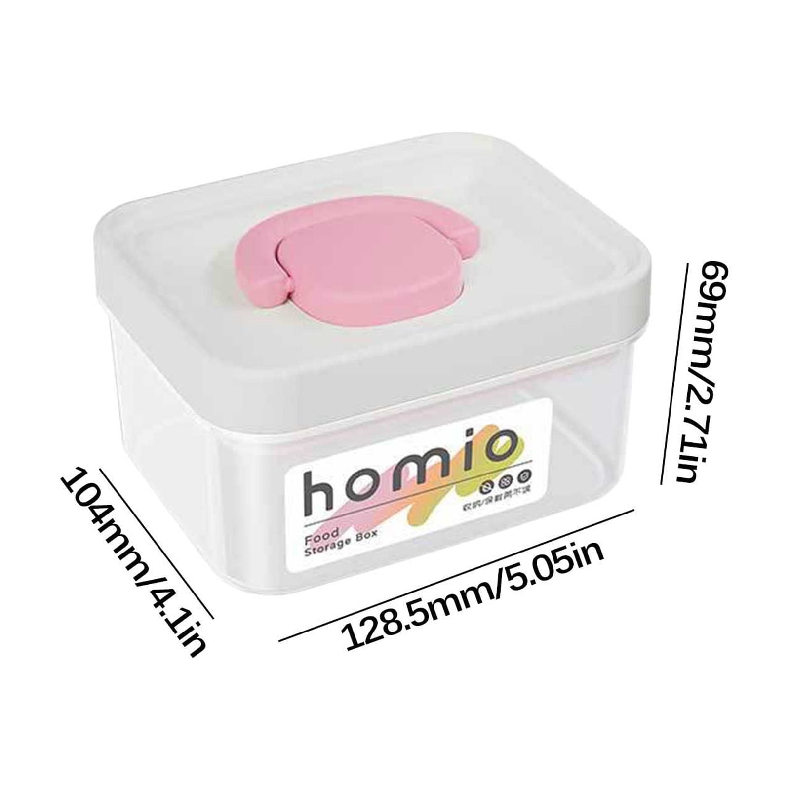 Kedshhgu Rice Storage Container, Food Grade Transparent Stackable ...