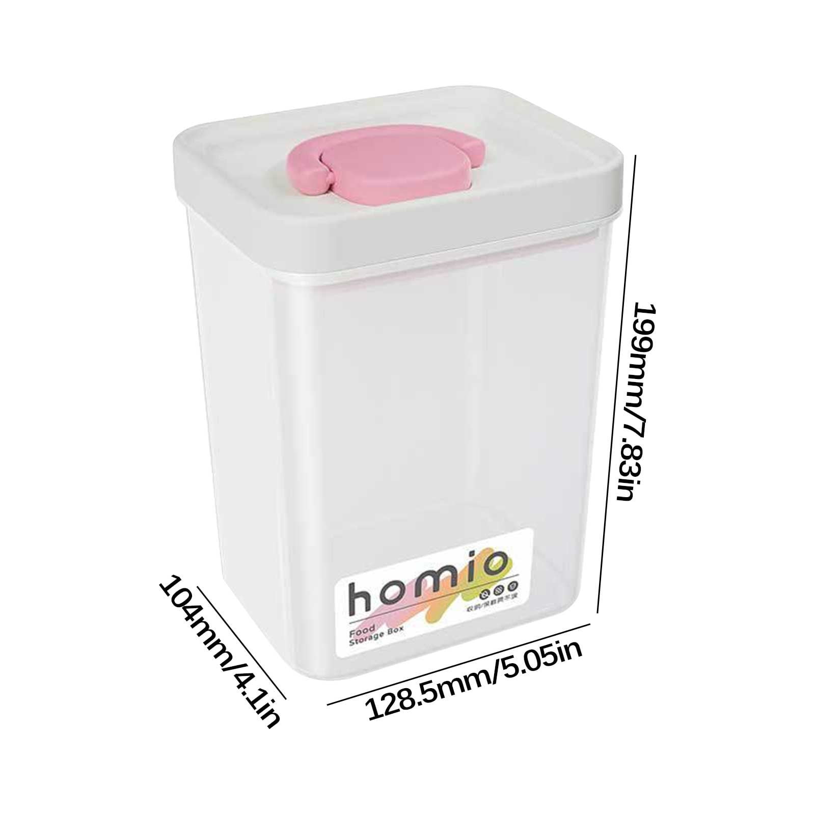 Kedshhgu Rice Storage Container, Food Grade Transparent Stackable ...