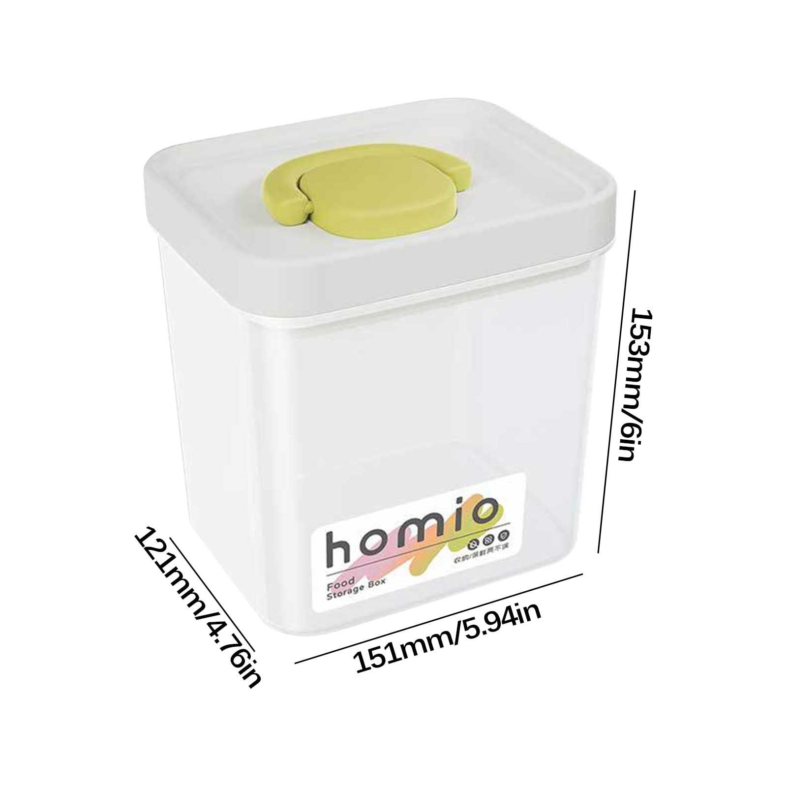 Kedshhgu Rice Storage Container, Food Grade Transparent Stackable ...