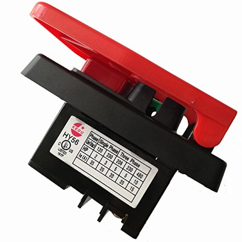 Kedu 220V single Phase 20Amp Table Saws Pushbutton Switch Paddle Switch ...