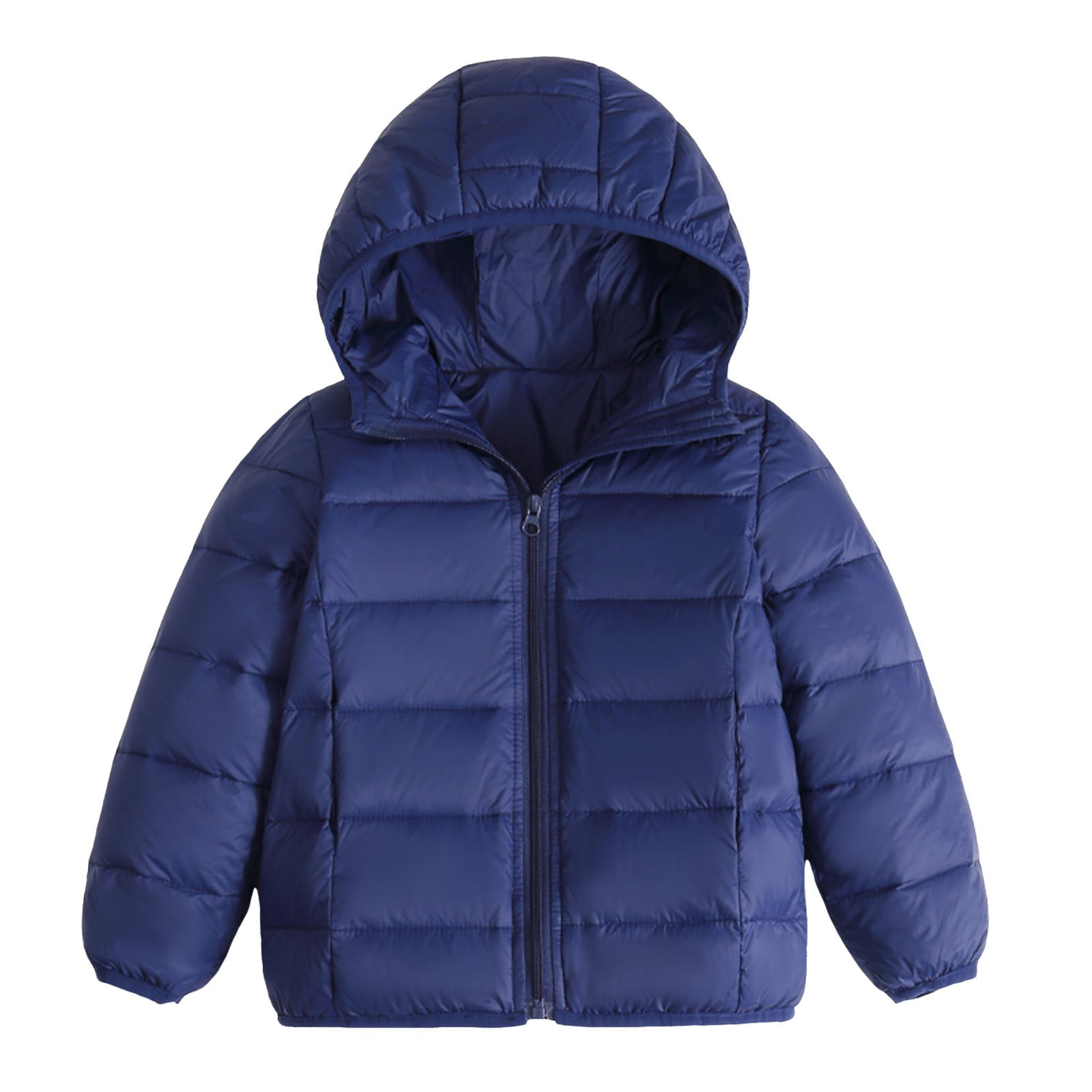 Kedxroy Kids Boy Girl Winter Hooded Puffer Jackets Coats Light Weight Padded Outerwear(Navy,4-5 ...