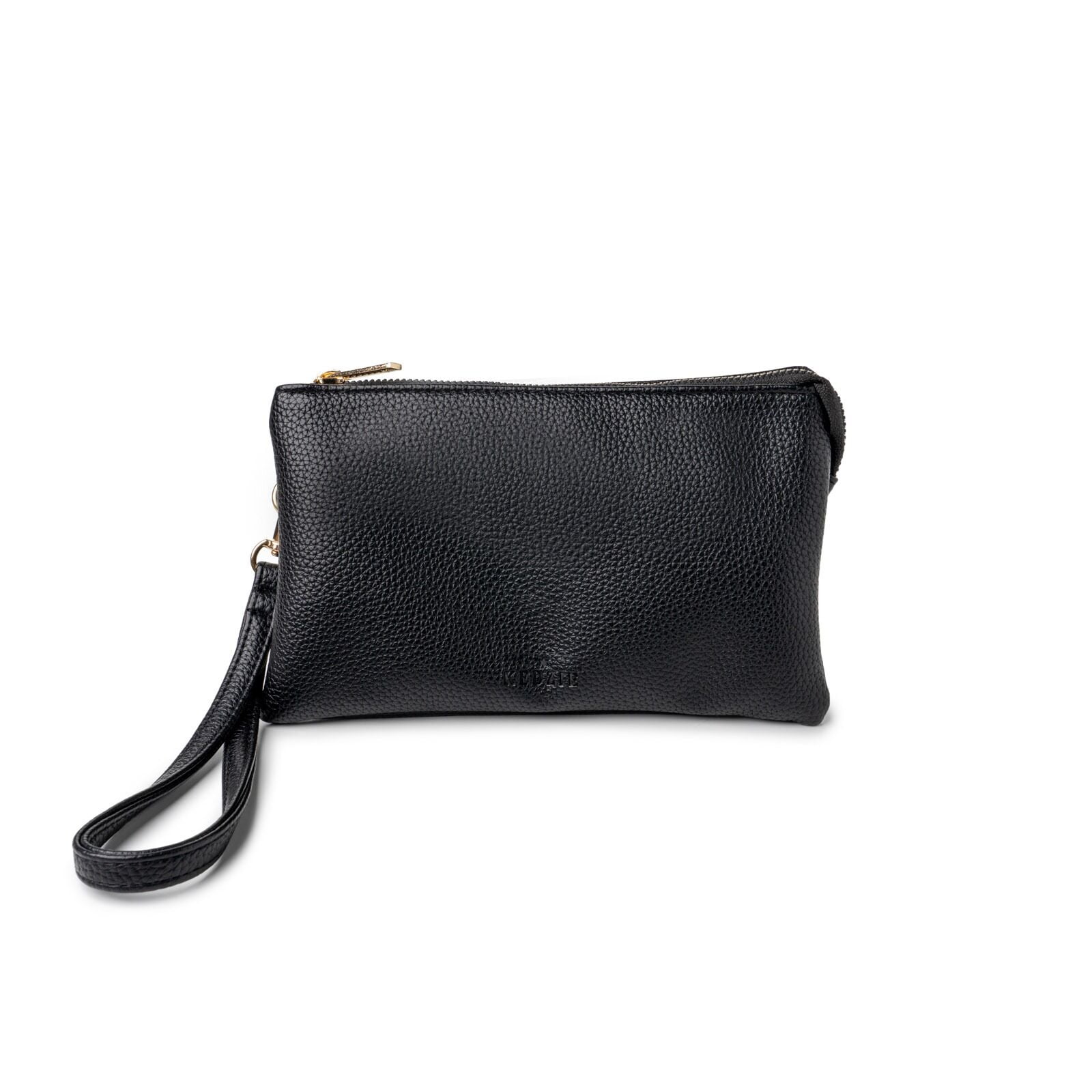 Kedzie Eclipse Convertible Wallet Crossbody Bag in Vegan Leather, Black ...