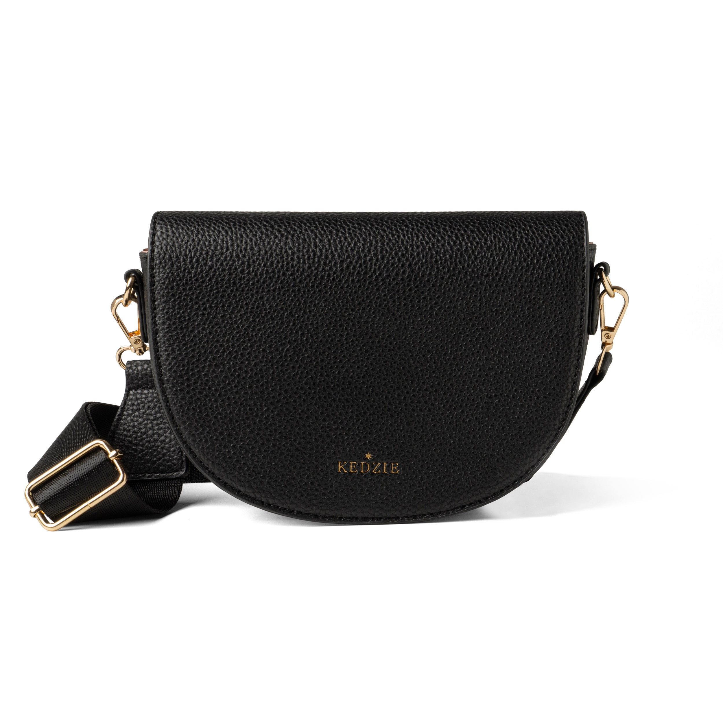 Kedzie Luna Crossbody Bag Shoulder Purse with Removable Strap, Midnight ...