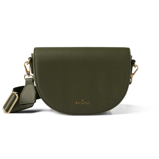 Kedzie Luna Crossbody Bag Shoulder Purse with Removable Strap, Olive (Women's) - Walmart.com