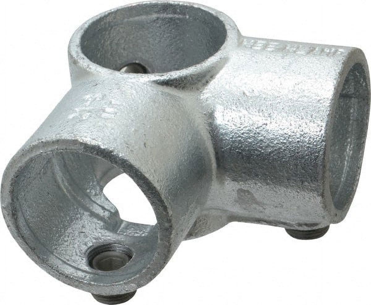 Kee 1-1/2" Pipe, Side Outlet Tee, Malleable Iron Tee Pipe Rail Fitting ...