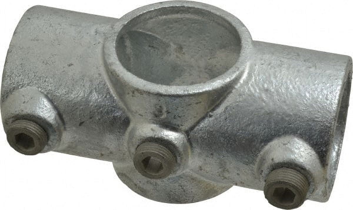 Kee 1-1/2" Pipe, Two Socket Cross, Malleable Iron Cross Pipe Rail ...