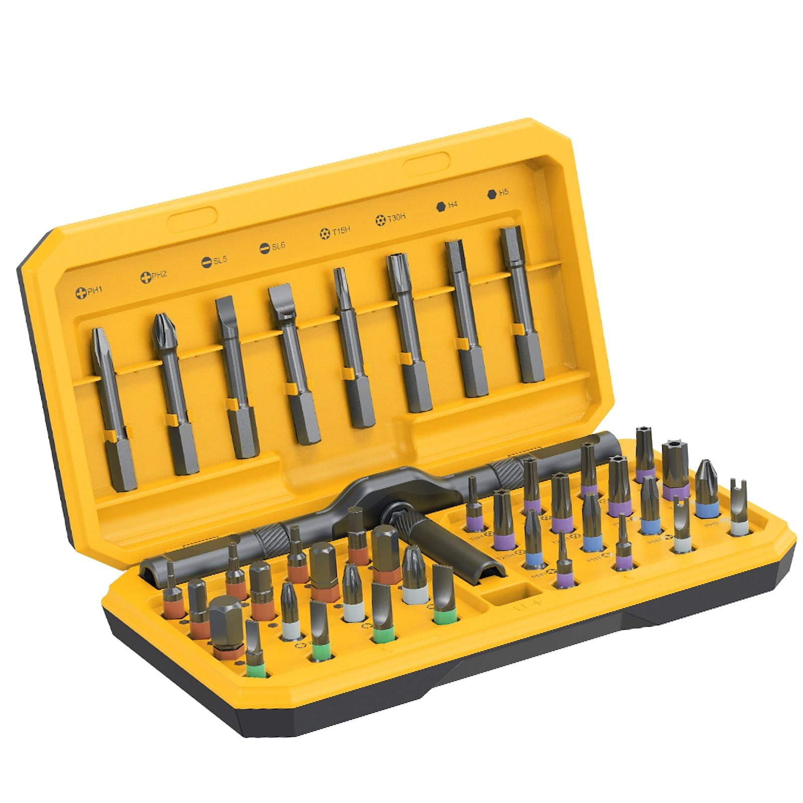 KeeKit Precision Screwdriver Set, 42 in 1 Ratchet Screwdriver Bit Set ...