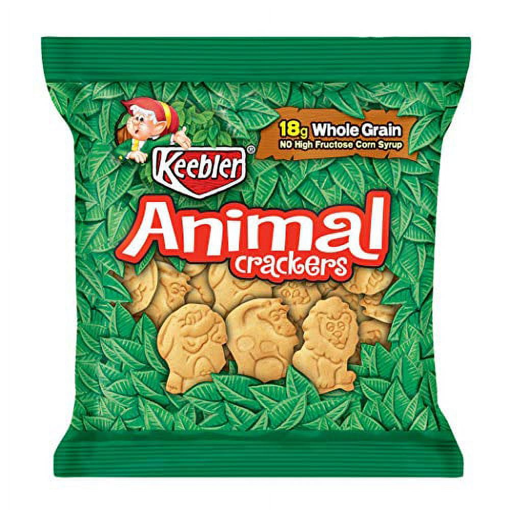 Keebler Whole-Grain Animal Cookies, 1-Ounce Single Serve Packs (Pack of ...