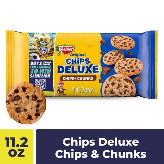 Keebler, Cookies, Chips Deluxe 11.2 oz, Chips & Chunks Chocolate Chip ...