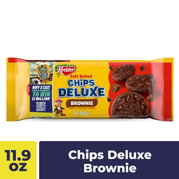 Keebler Chips Deluxe Brownie, Soft-Baked Chocolate Chip Cookies with ...