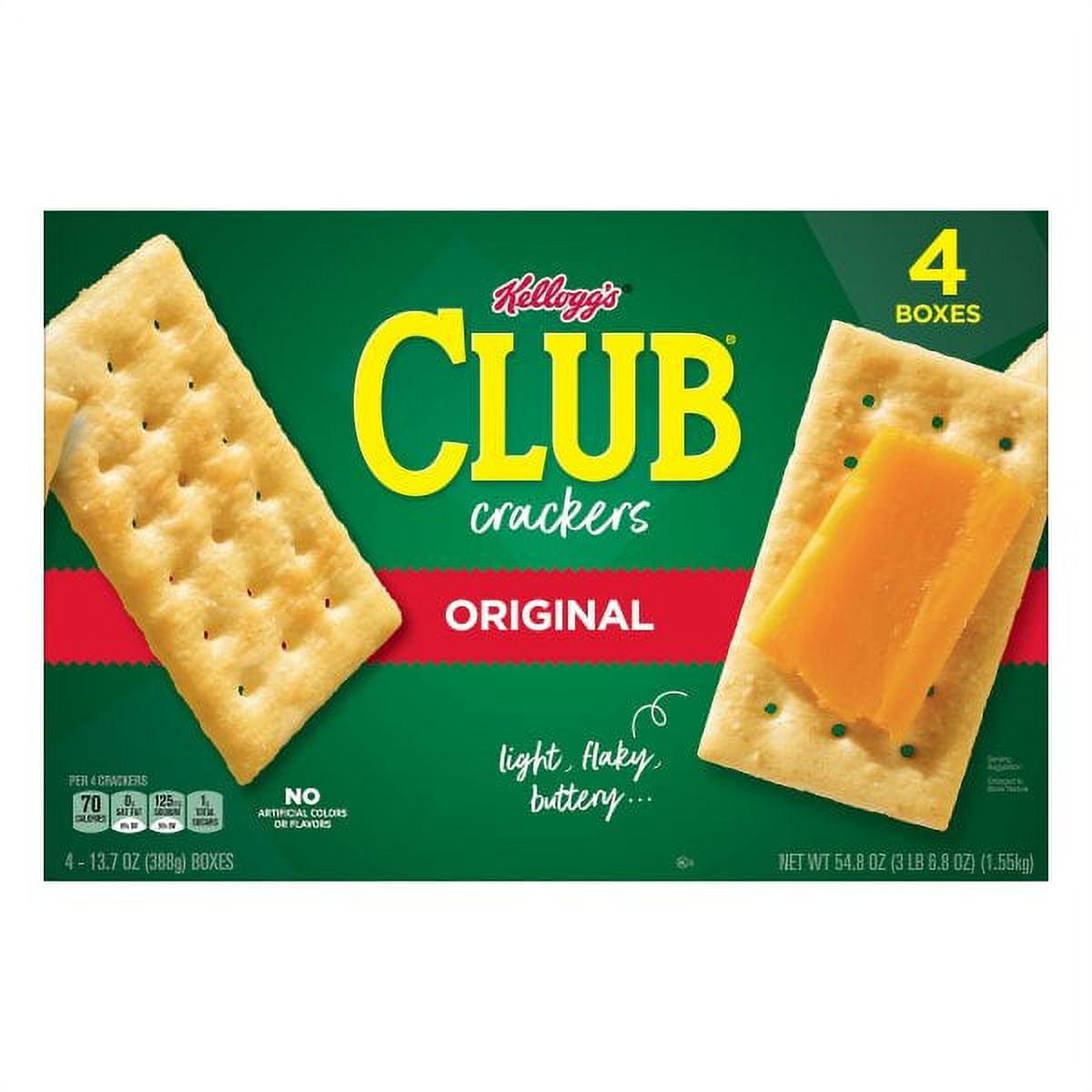 Keebler Club Crackers Original 54.8oz, Lunch Snacks Office and Kid ...