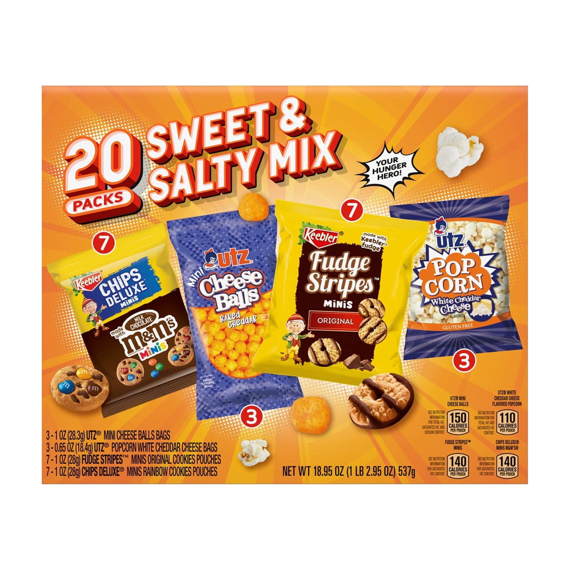 Keebler, Cookies and Crackers Variety Pack, Sweet and Salty Snacks ...