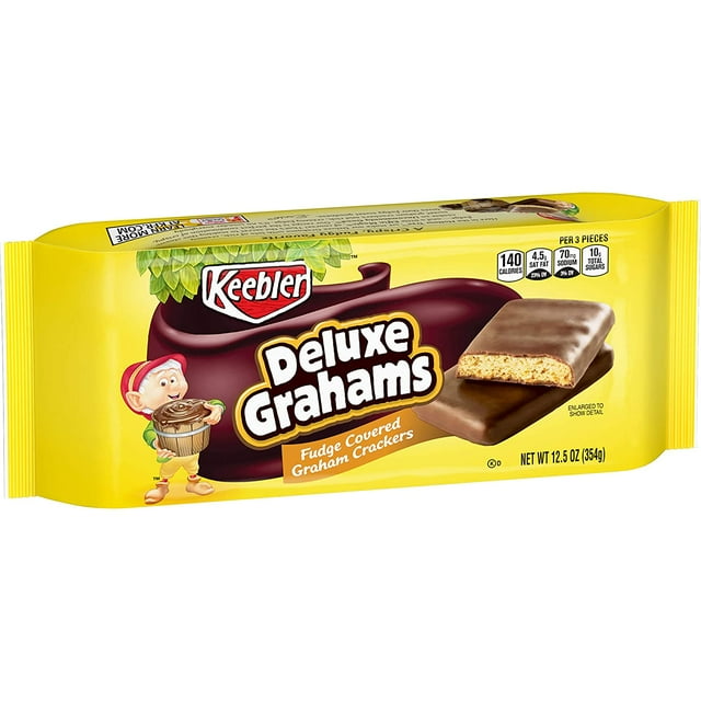 Keebler Deluxe Grahams, Chocolate Snack Cookie Box, Sweet Elf Treats ...