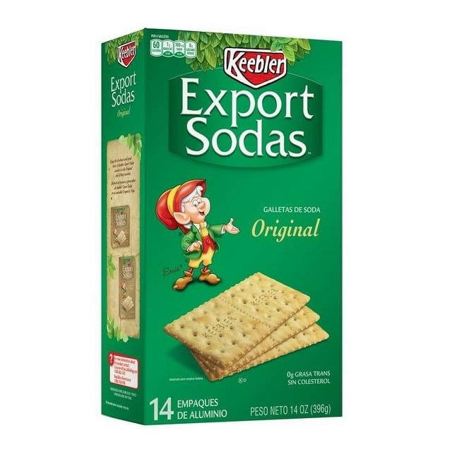 Keebler, Export Soda, Soda Crackers, Original, 14 oz - Walmart.com
