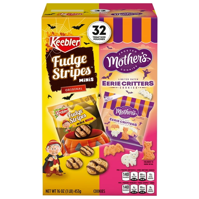 Keebler & Mother's Cookies Halloween Assorted Cookie Snacks, Sweet ...