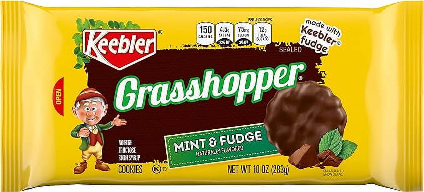 Keebler Grasshopper Mint Cookies, 10 Oz. Single Pack - Walmart.com