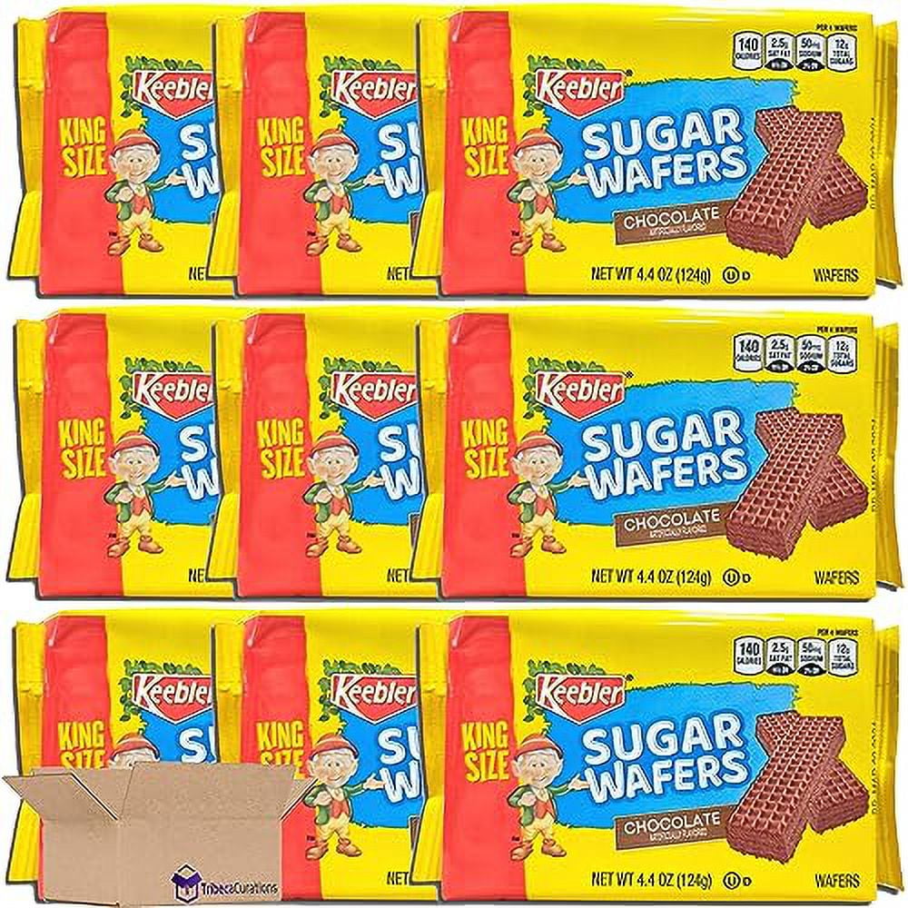Keebler King Size Chocolate Sugar Wafers Value Pack | 4.4 Ounce | Pack ...