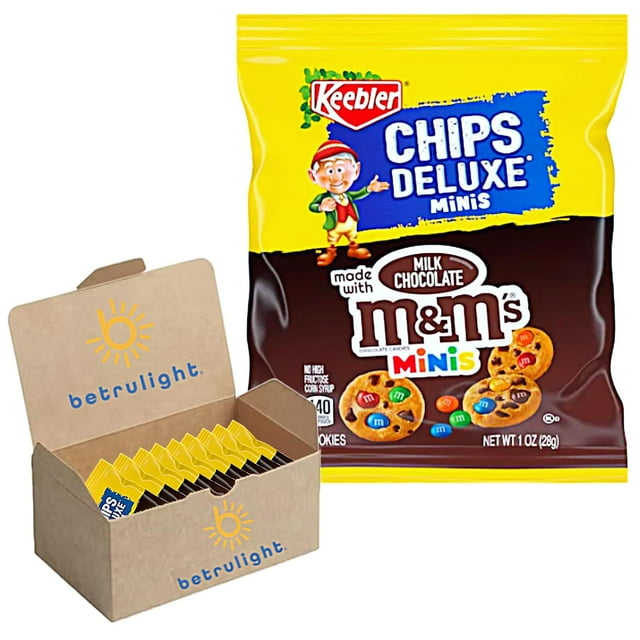 Keebler M&M Mini Cookies, Chip Deluxe Mini Chocolate Cookies ...