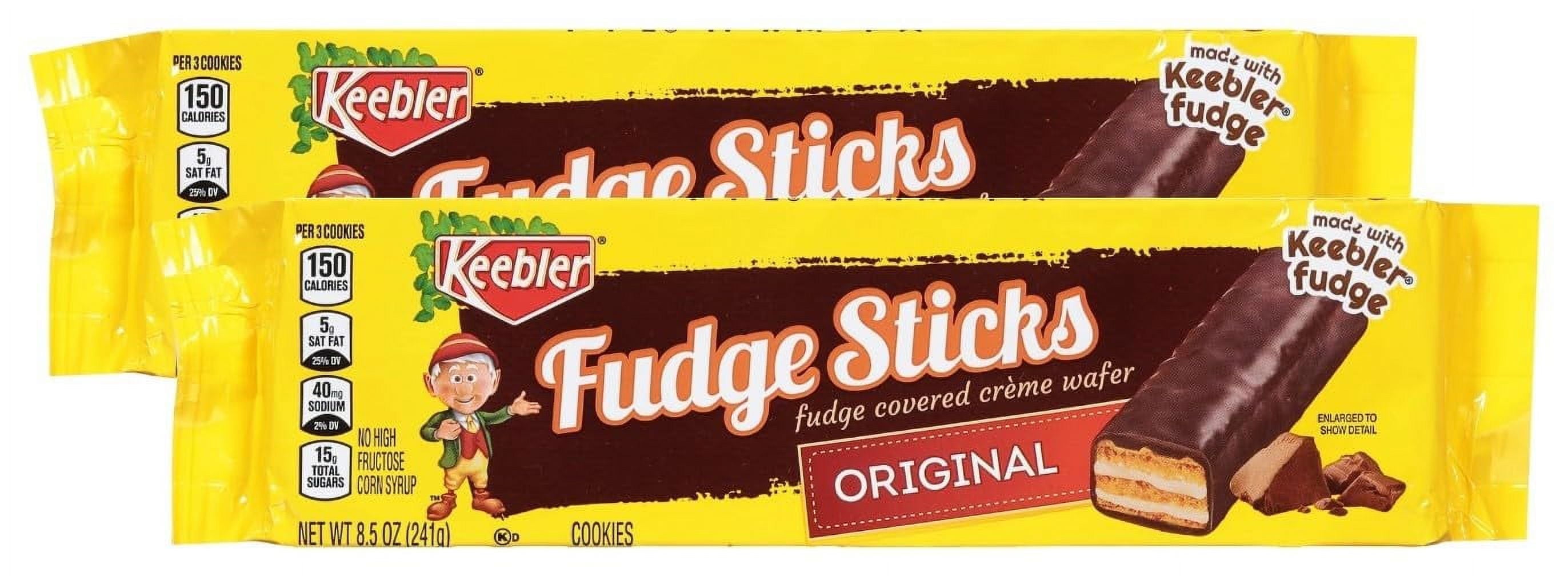 Keebler, Original Fudge Covered SBF3 Creme Wafers, Fudge Sticks (Pack of 2) - Walmart.com