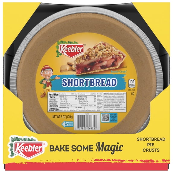 Keebler Ready Crust 9-Inch GGA1 Shortbread Pie Crusts, Premade Pie ...