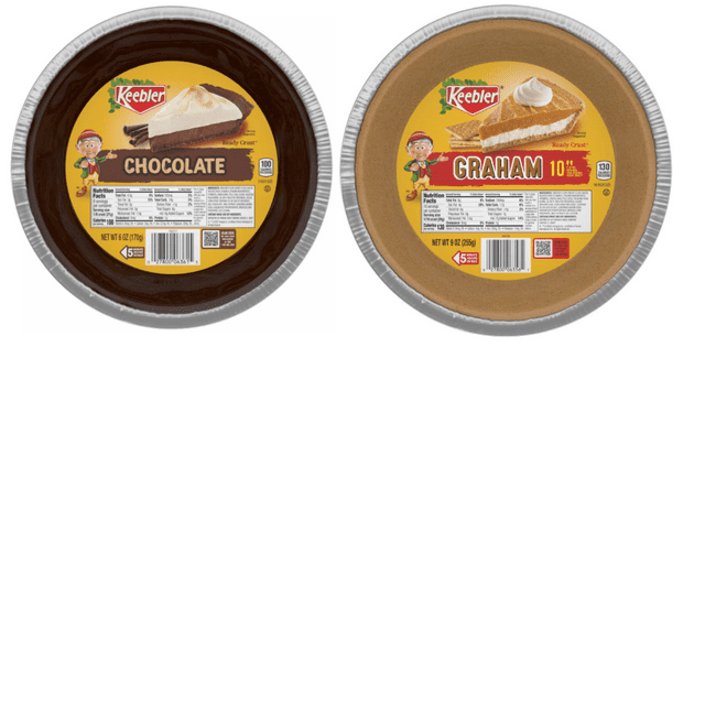 Keebler Ready Crust Chocolate Pie Crust, 6 oz&Keebler Ready Crust 2 ... Keebler Ready Crust Chocolate Pie Crust, 6 oz&Keebler Ready Crust 2 ...