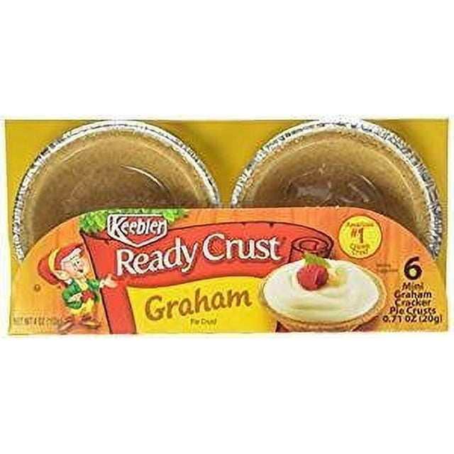 Keebler Ready Crust Mini Dhf10 Graham Cracker Pie Crusts 071 Oz Pk Of
